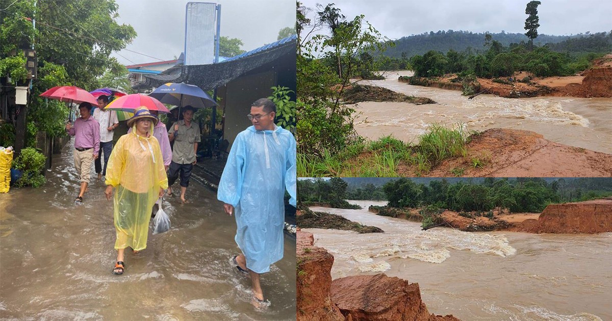 ភូមិចំនួន៣ និងសាលារៀនមួយខ្នង រងការជនលិច ...