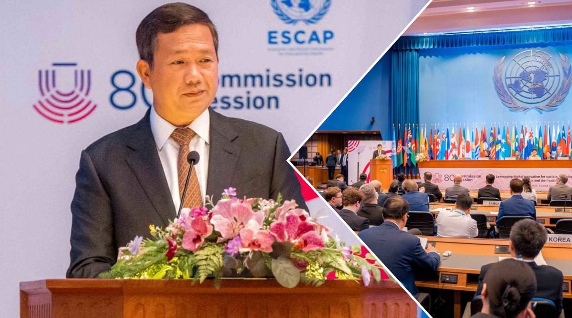 សម្តេចធីបតី ហ៊ុន ម៉ាណែត ថ្លែងអំណរគុណ UN-ESCAP សម្រាប់ការគាំទ្រកម្ពុជា ...