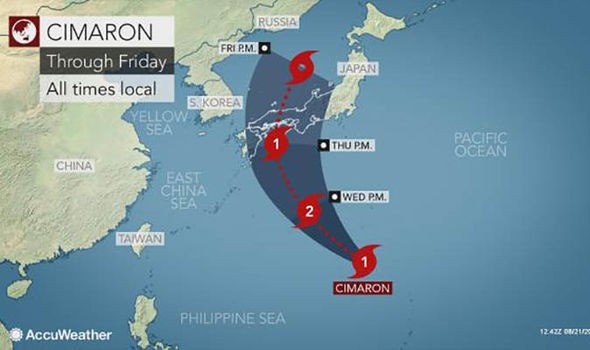 ប្រទេសជប៉ុនភាគខាងលិចត្រៀមខ្លួនសម្រាប់ព្យុះទីហ្វុង Cimaron - CNC News